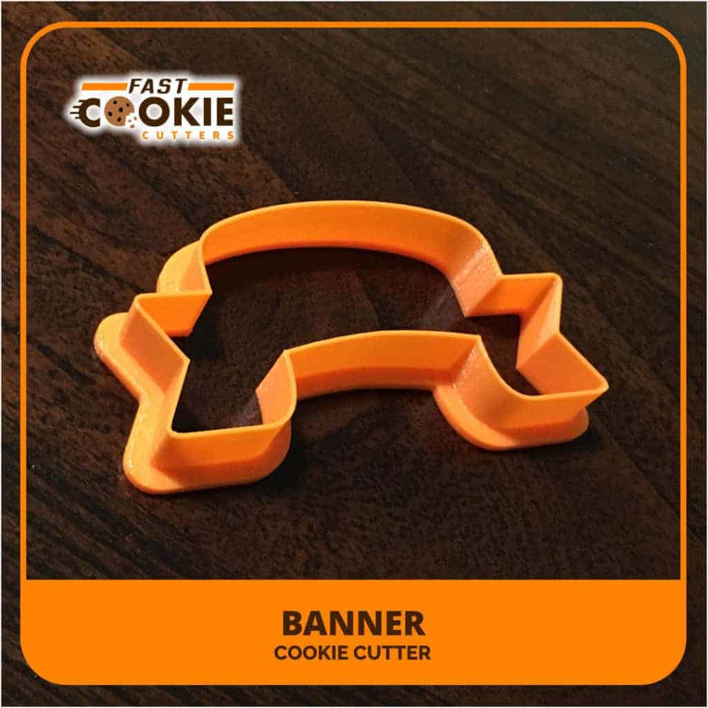 Banner Cookie Cutter - Fast Cookie Cutters