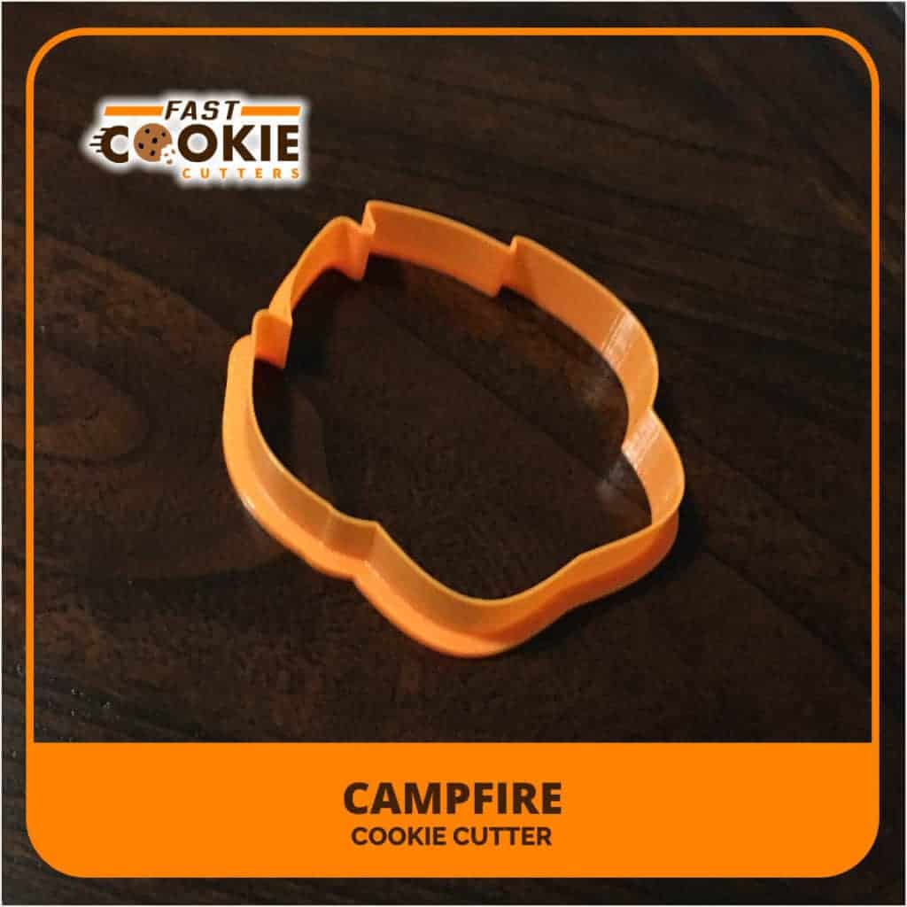 Campfire Cookie Cutter - Fast Cookie Cutters
