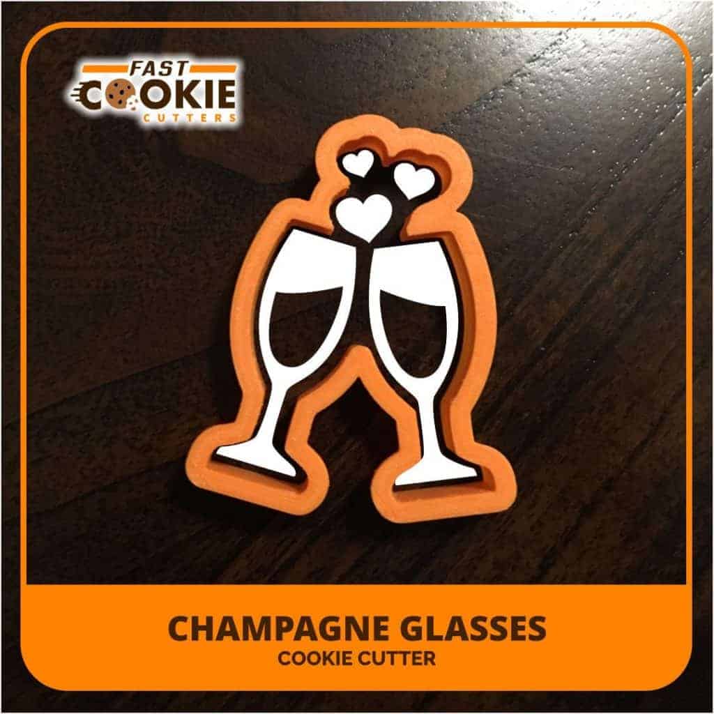 Wedding Cake 2 Cookie Cutter - Fast Cookie Cutters