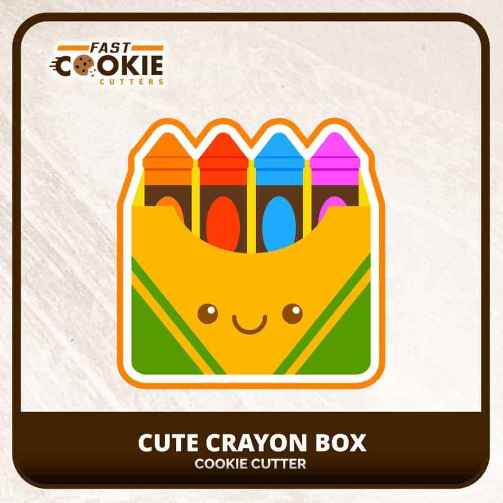 Cute Crayons Cookie Cutter – Fast Cookie Cutters