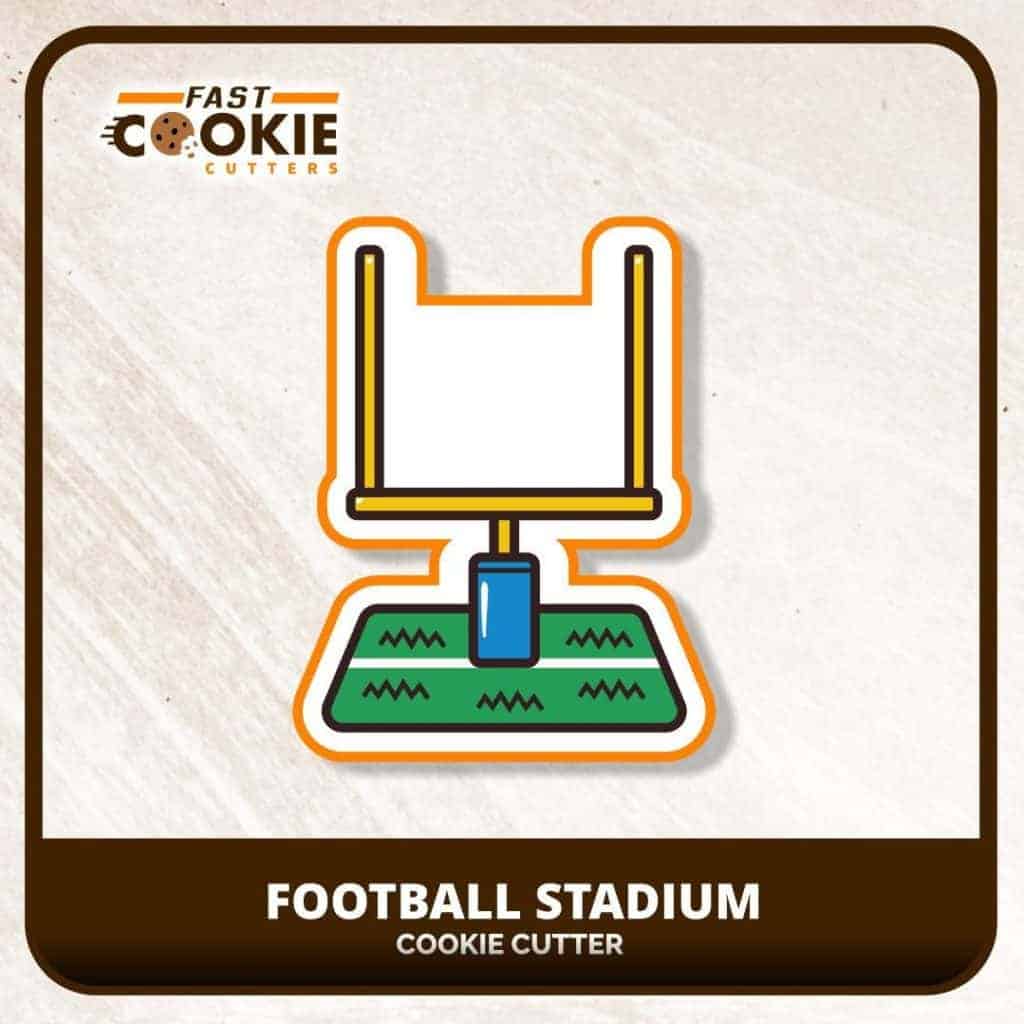 Football Stadium Cookie Cutter - Fast Cookie Cutters