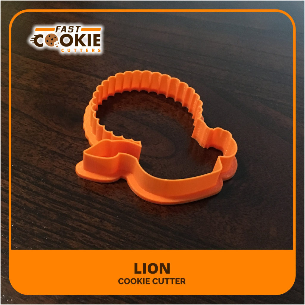 Lion Cookie Cutter - Fast Cookie Cutters
