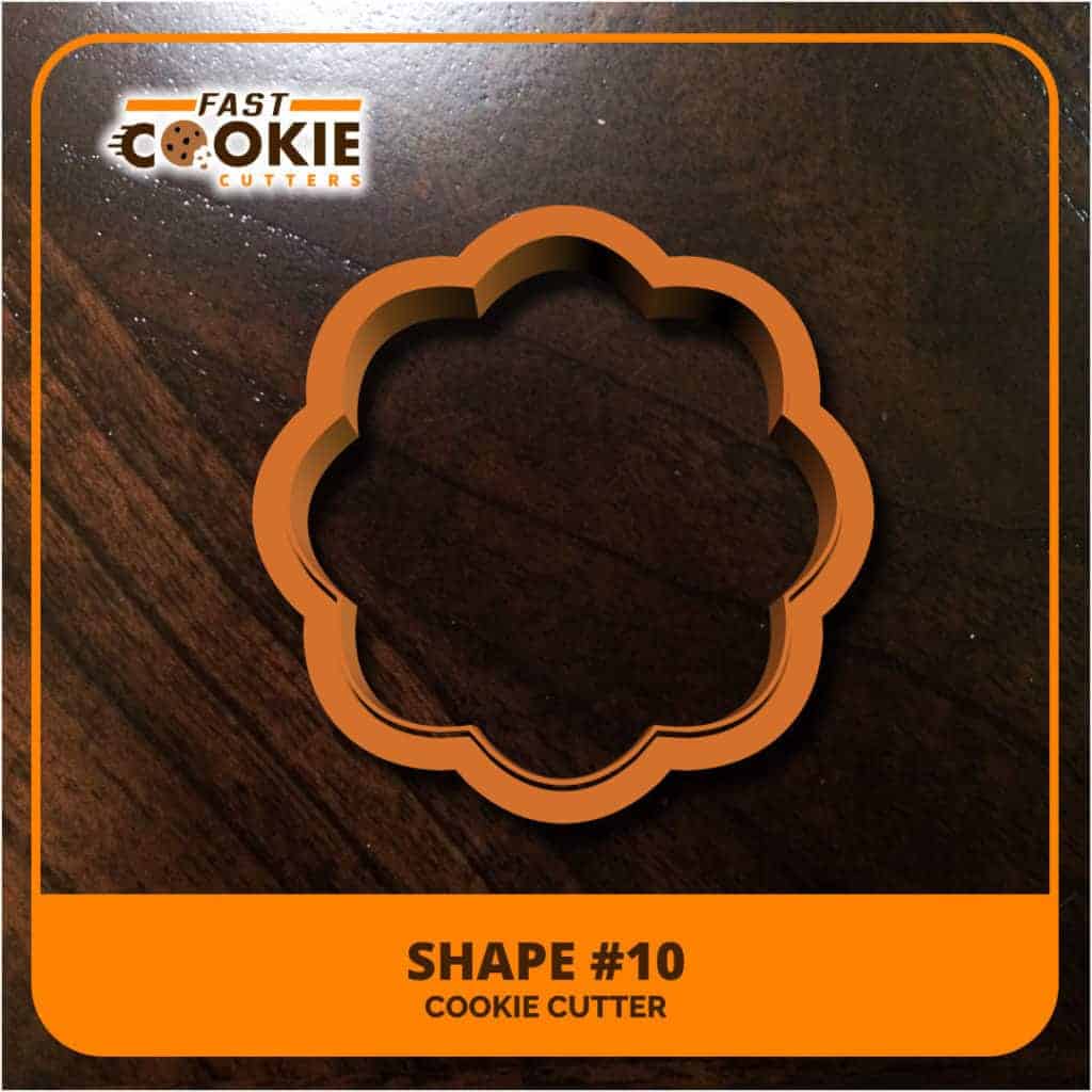 Shape 10 Cookie Cutter – Fast Cookie Cutters