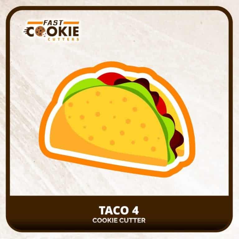 Taco 4 Cookie Cutter - Fast Cookie Cutters