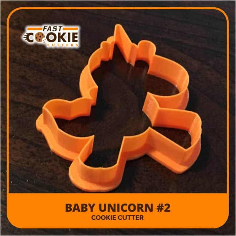 Unicorn Head 4 Cookie Cutter - Fast Cookie Cutters