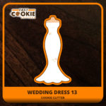 Wedding Dress 13 Cookie Cutter - Fast Cookie Cutters