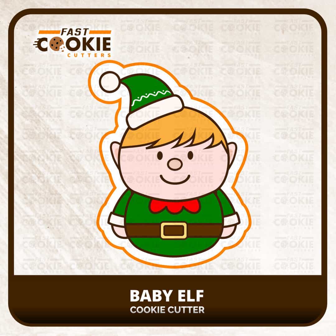 Baby Elf Cookie Cutter - Fast Cookie Cutters